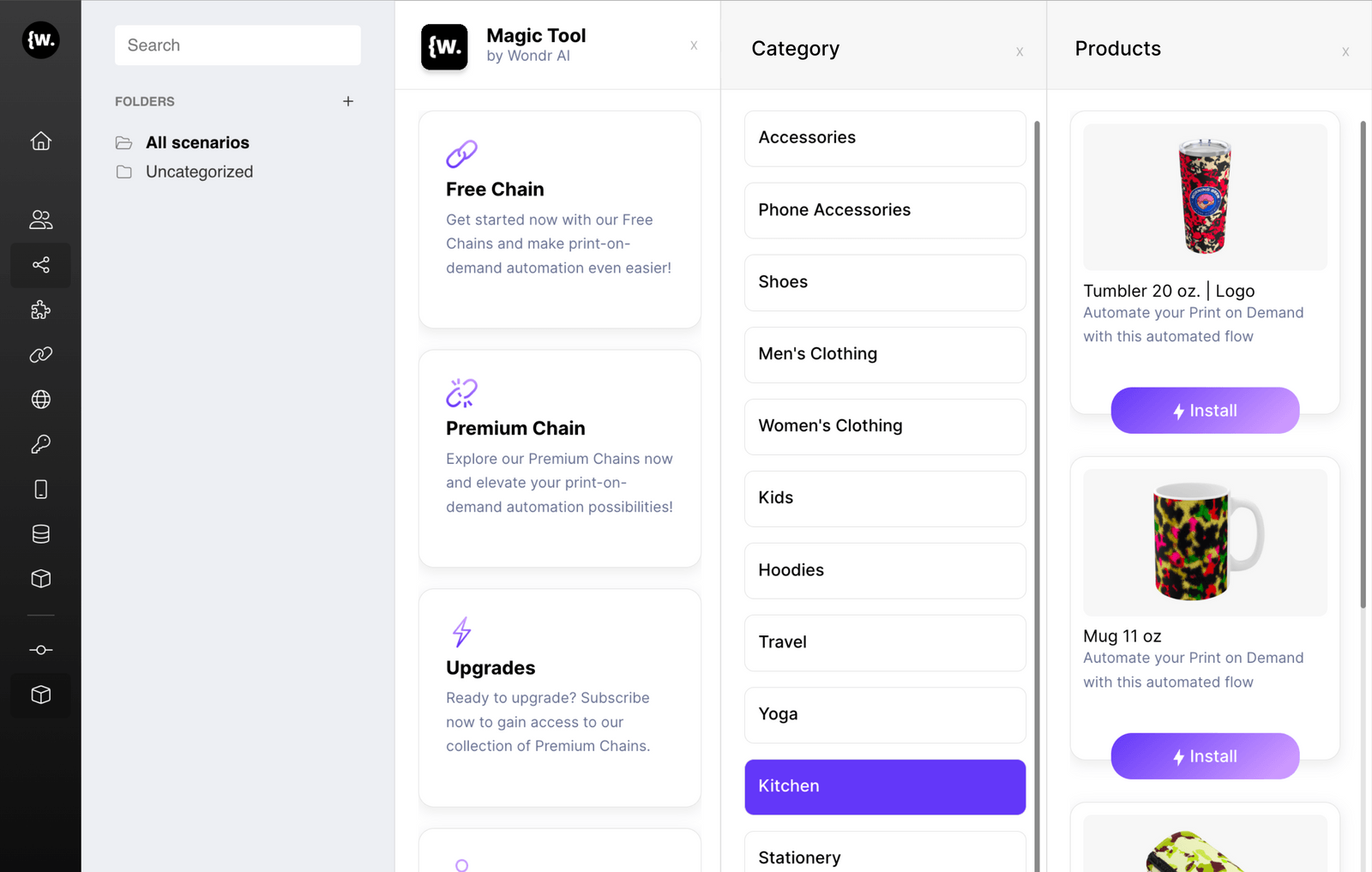 Wondr AI - Automate your print on demand store with AI